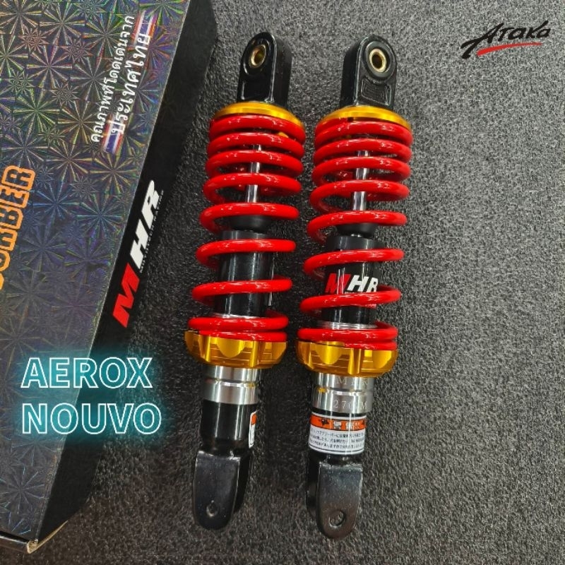 MHR RACING REAR SHOCK ABSORBER Aerox Nouvo 270MM 2PCS | Shopee Philippines