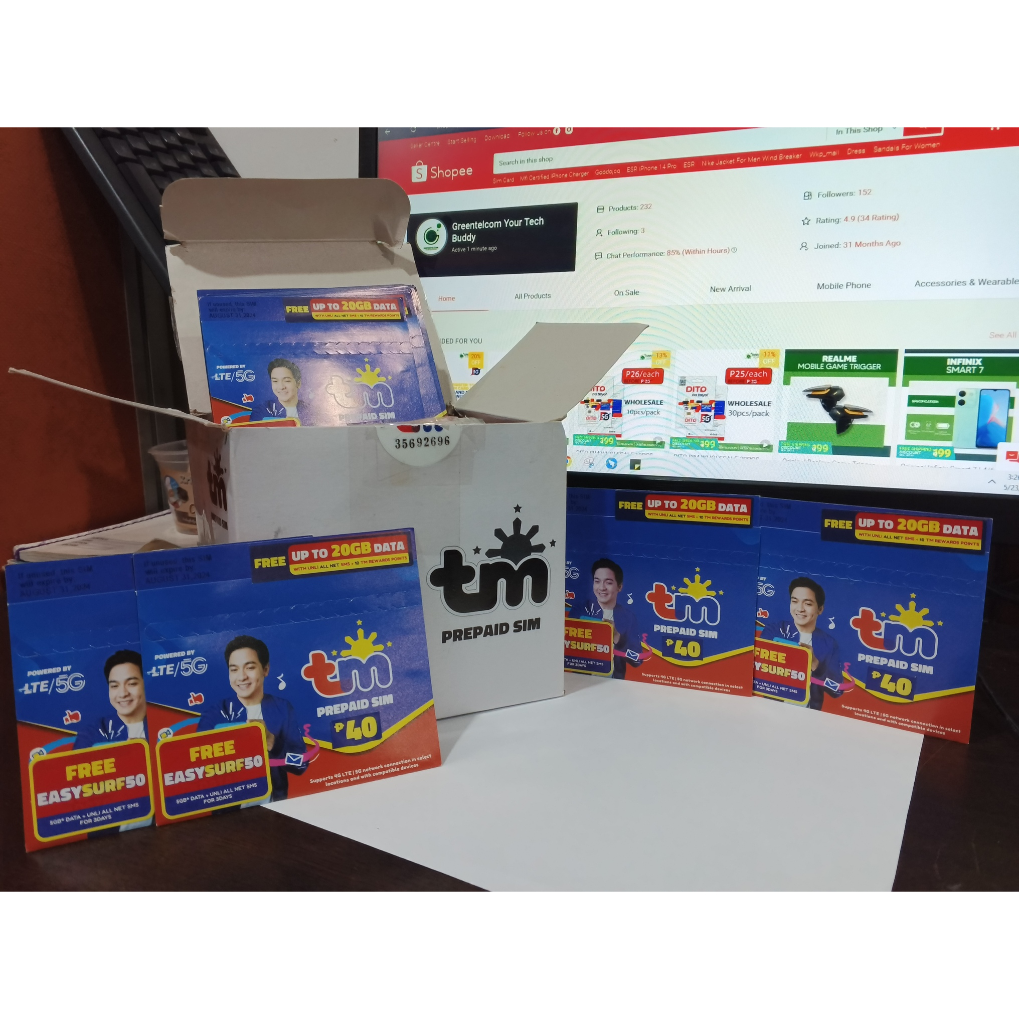 DITO SIM, TM SIM GLOBE SIM TNT SIM and SMART SIM CARD | Shopee Philippines