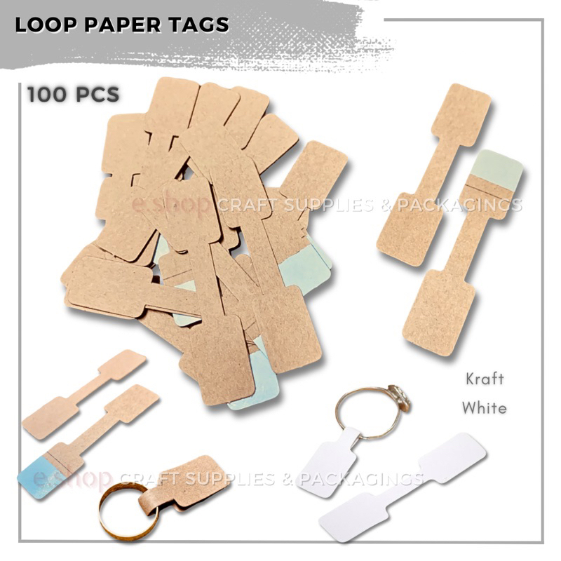 Loop Paper Tags for labeling pricing | Shopee Philippines
