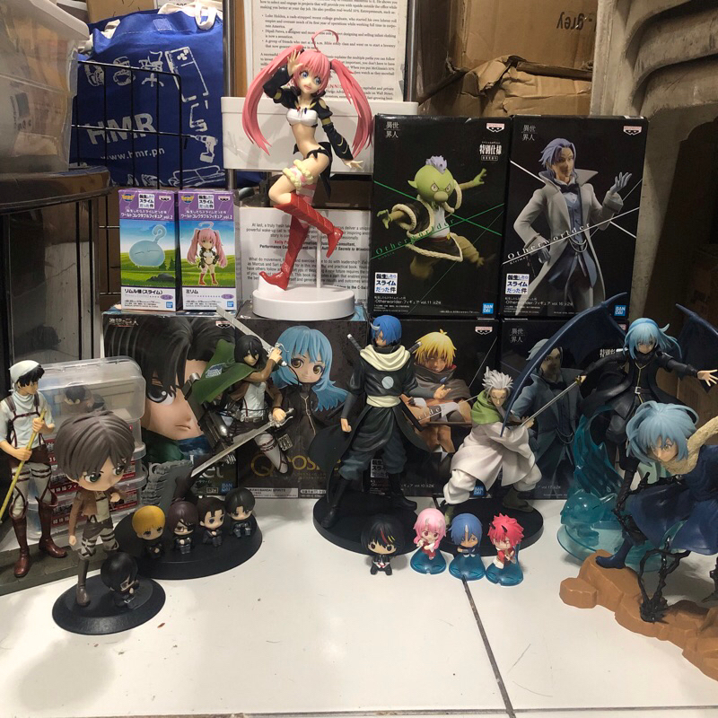 Reincarnated as a Slime figures | Attack on Titan Authentic Figures ...