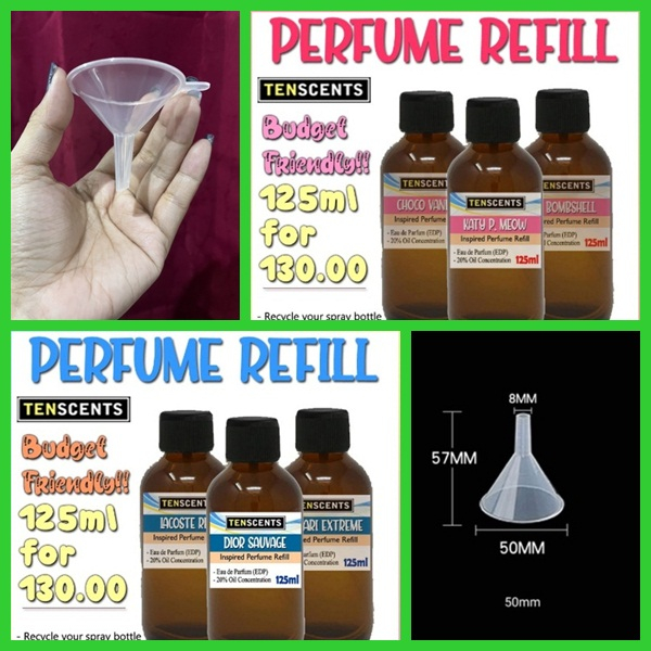 TENSCENTS PERFUME REFILL + Funnel (opt) Oil Based Inspired Scents for ...