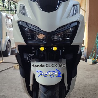 Honda Click 160 MDL Bracket Mini Driving Light Bracket by Am-Tech ...