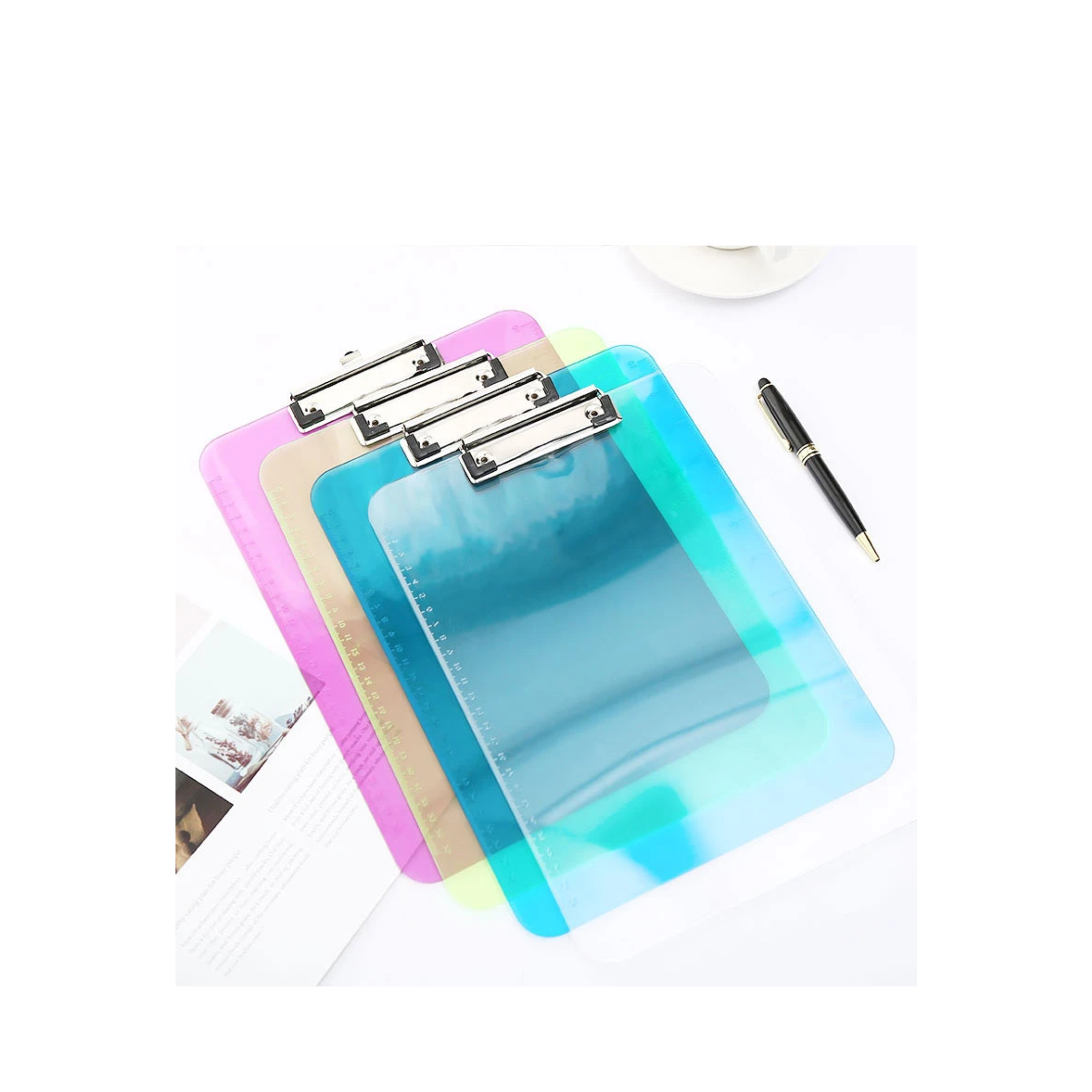 Plastic Transparent Acrylic Clipboard Long | Shopee Philippines