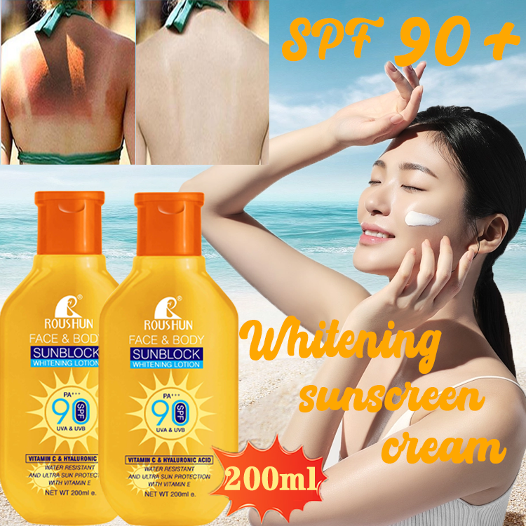 SPF90+ Sunscreen For Face & Body Sunblock Whitening Lotion UV ...