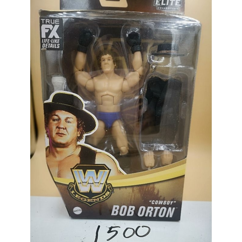 Mattel wwe elite legends cowboy bob orton | Shopee Philippines