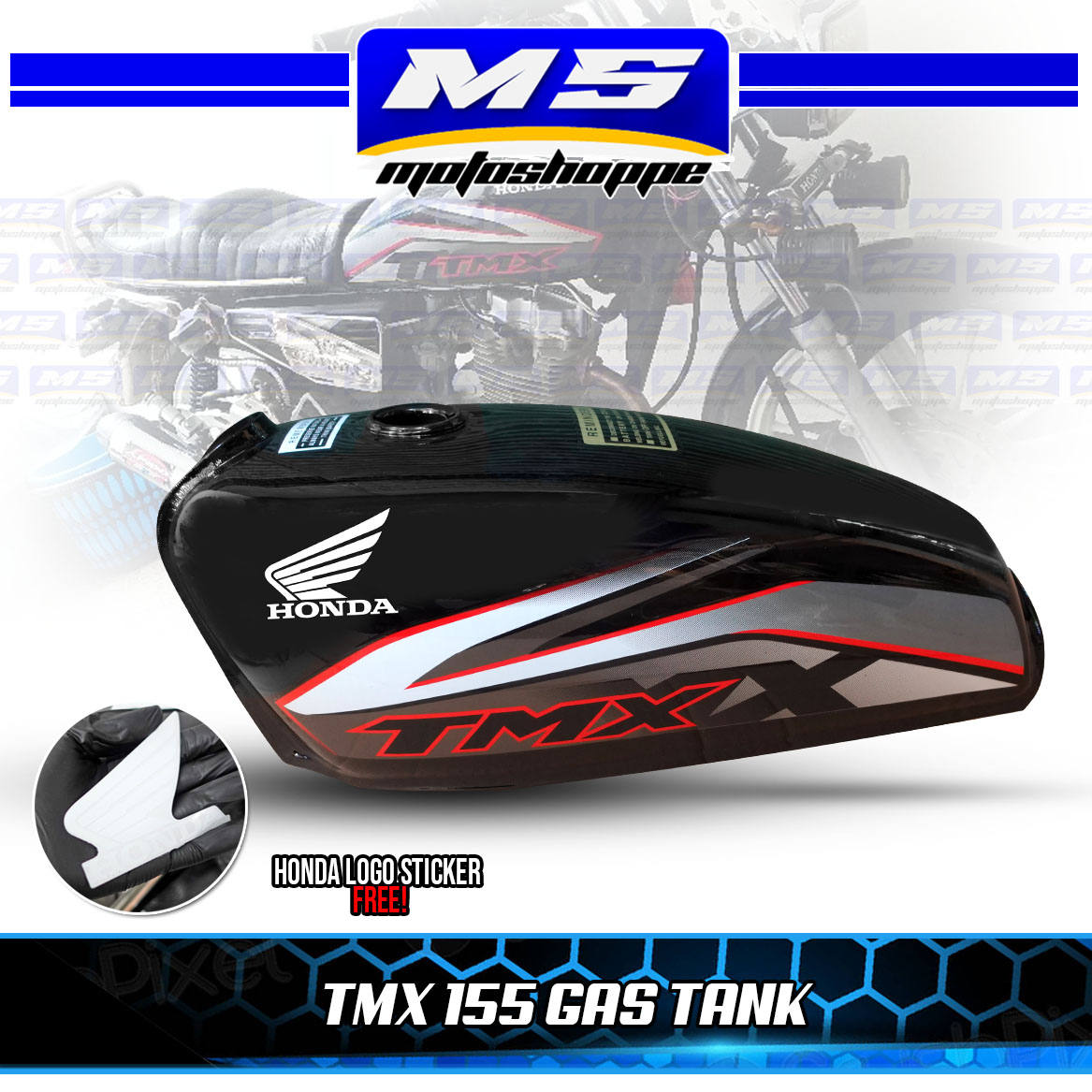 GAS TANK FOR TMX 155 - MOTOSHOPPE MOTORCYCLE | Shopee Philippines