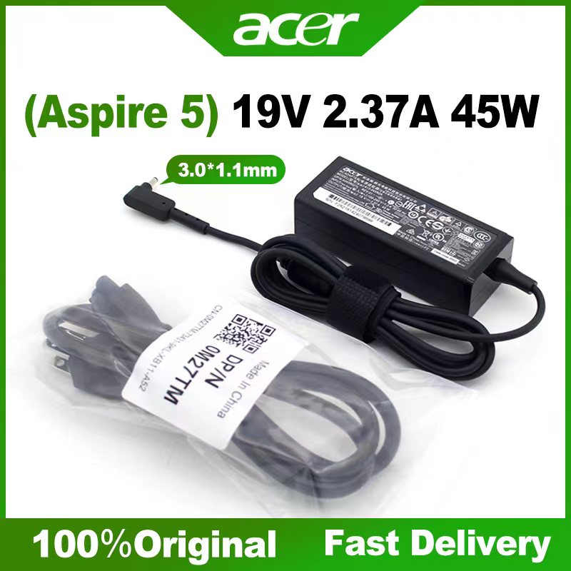 ACER Aspire 5 A514-54 A514-53 19V 2.37A 45W 3.0*1.1mm Original Adapter Charger | Shopee Philippines