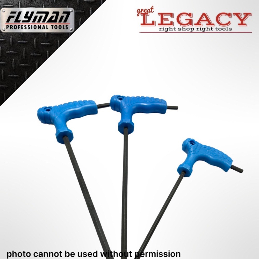 GL ORIGINAL Flyman USA L-Grip Allen Wrench Set Hex Keys 4MM 5MM 6MM ...