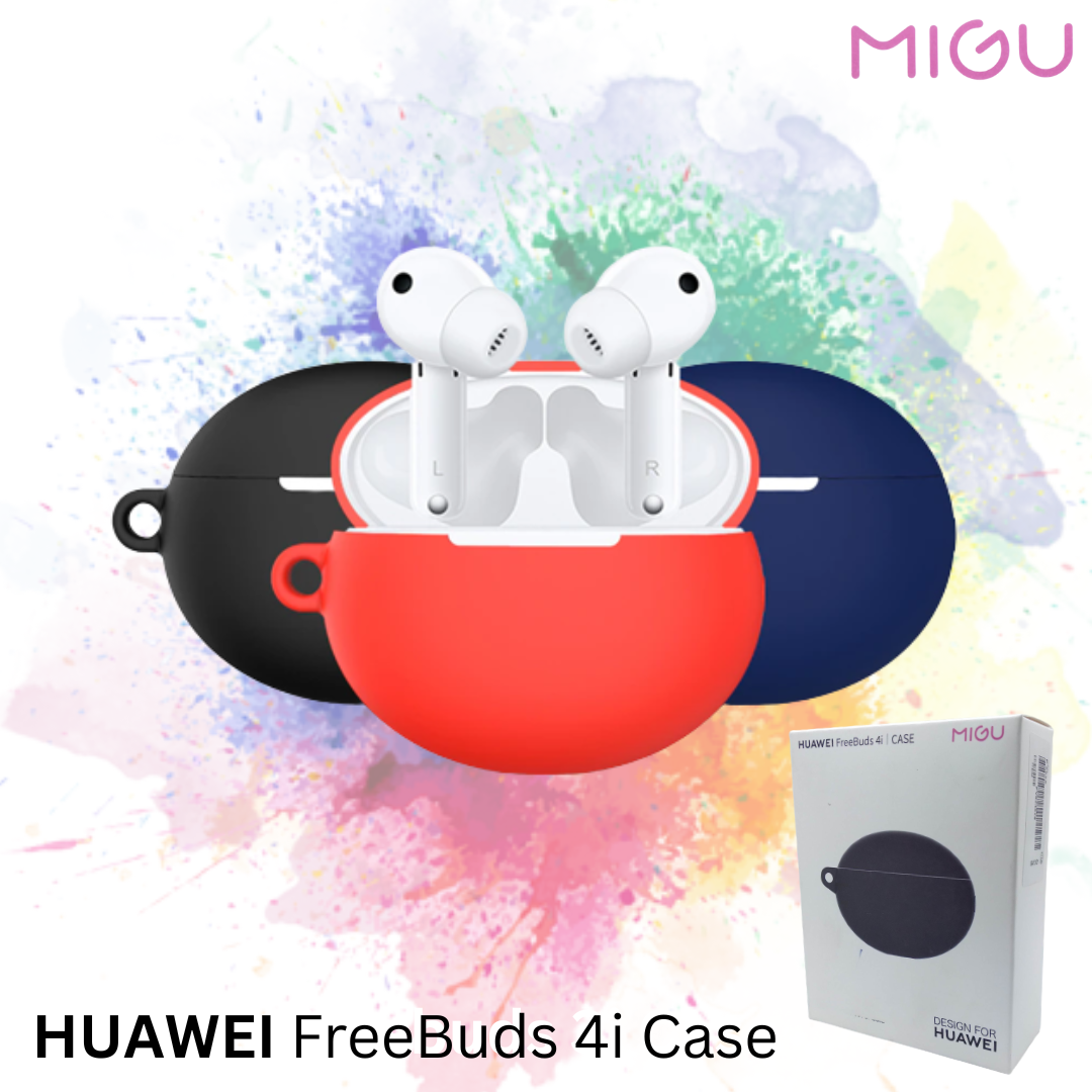Huawei FreeBuds 4i Case By MIGU with Nylon Rope Made From Silica Gel ...