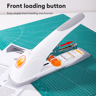 Deli Stapler Heavy Duty 120 Sheets Book Binding Gun Tacker Large ...