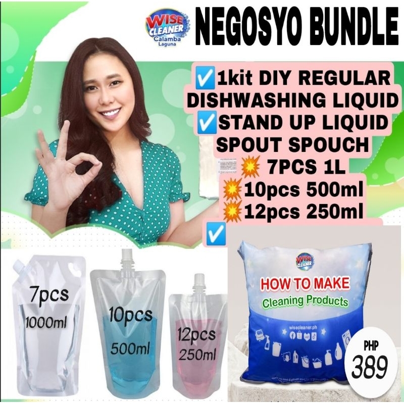 DIY DISHWASHING LIQUID KIT (NEGOSYO BUNDLE) | Shopee Philippines