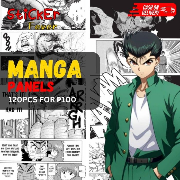 Anime Manga Panels Wall Decoration Manga Sticker size A6 4x6 inch GHOST ...