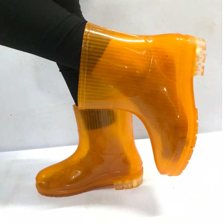 NIKKI Men's Candy Colors Rain Boots Jelly Waterproof Boots Fashion Four ...
