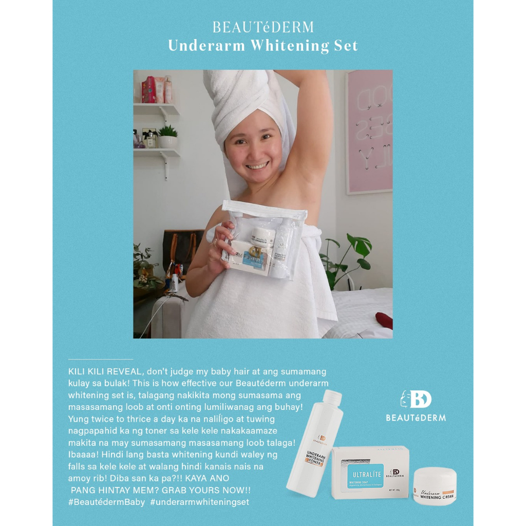 Beautederm Underarm Whitening Cream 20g | Shopee Philippines