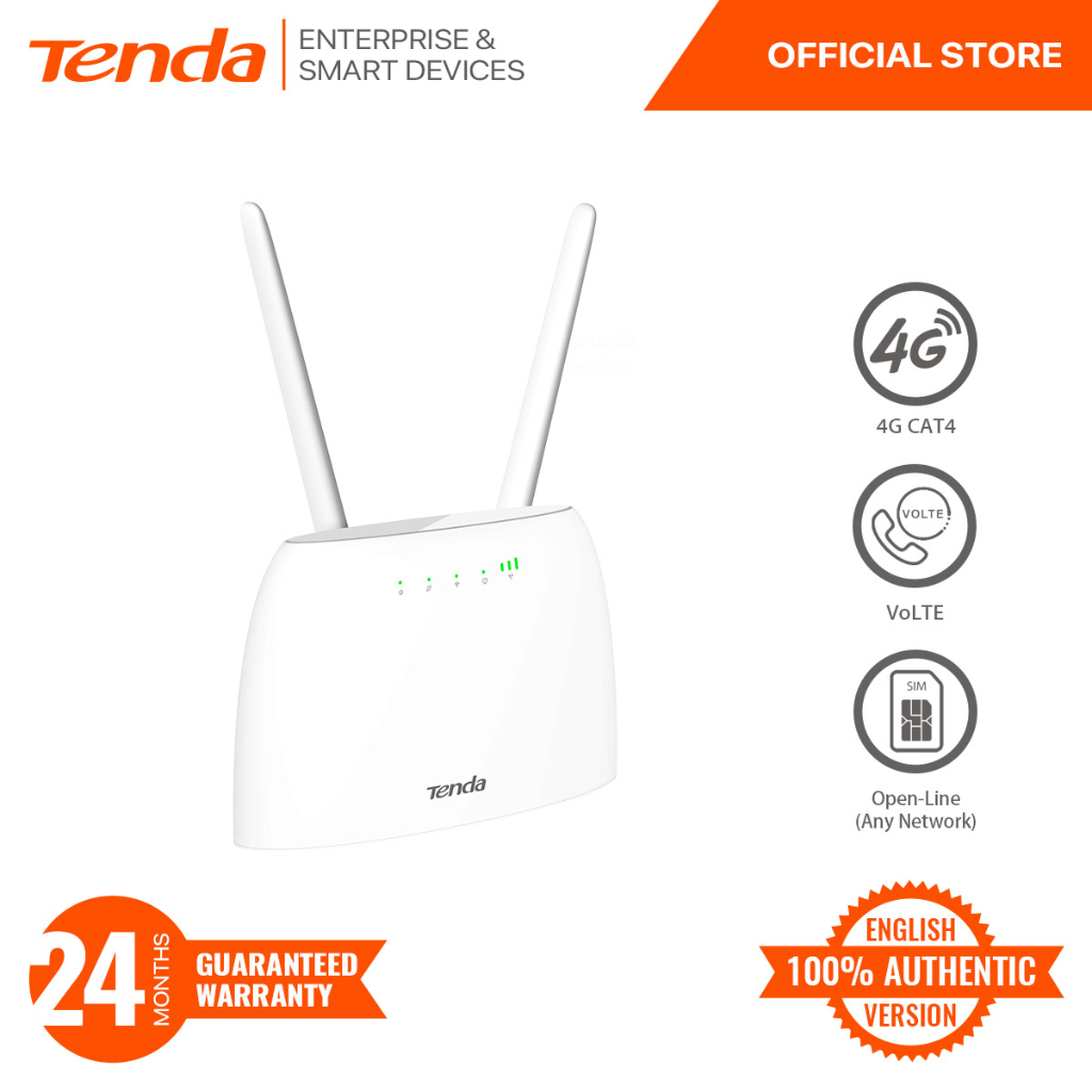 Tenda 4G06 4G LTE Mobile Wifi Router | VoLTE | Open Line works with Globe | Smart | DITO SIM ...