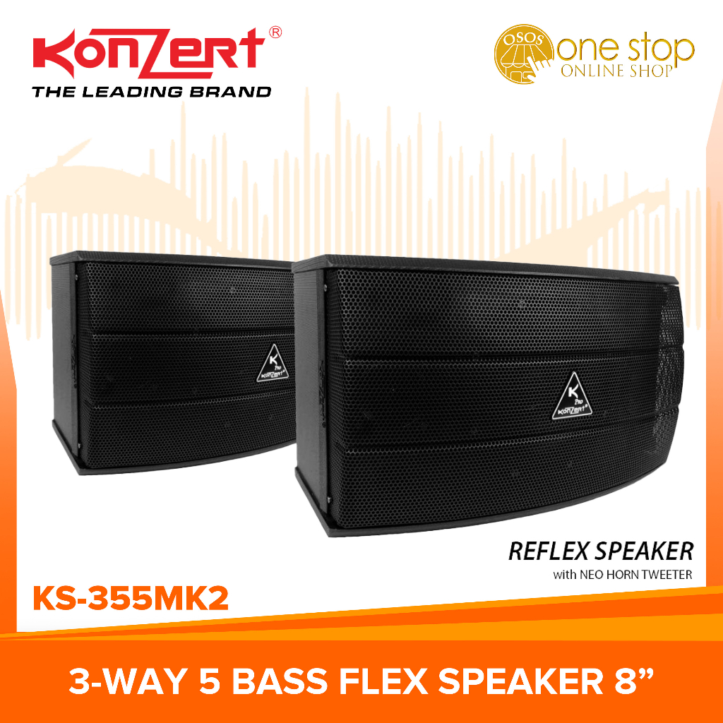 2020 Konzert KS-355 KS-355MK2 3 way 8 Speaker System with Neo Horn ...