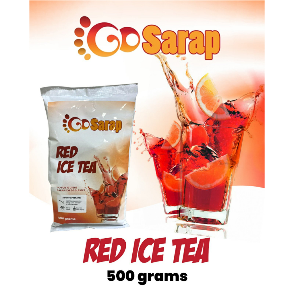 GO SARAP Red Iced Tea 500 grams | Shopee Philippines
