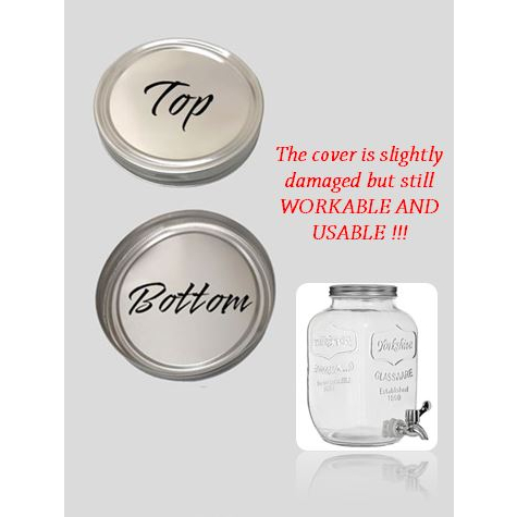 Beverage Dispenser Jar Lid COVER 14.3cm diameter ( replacement Jar ...