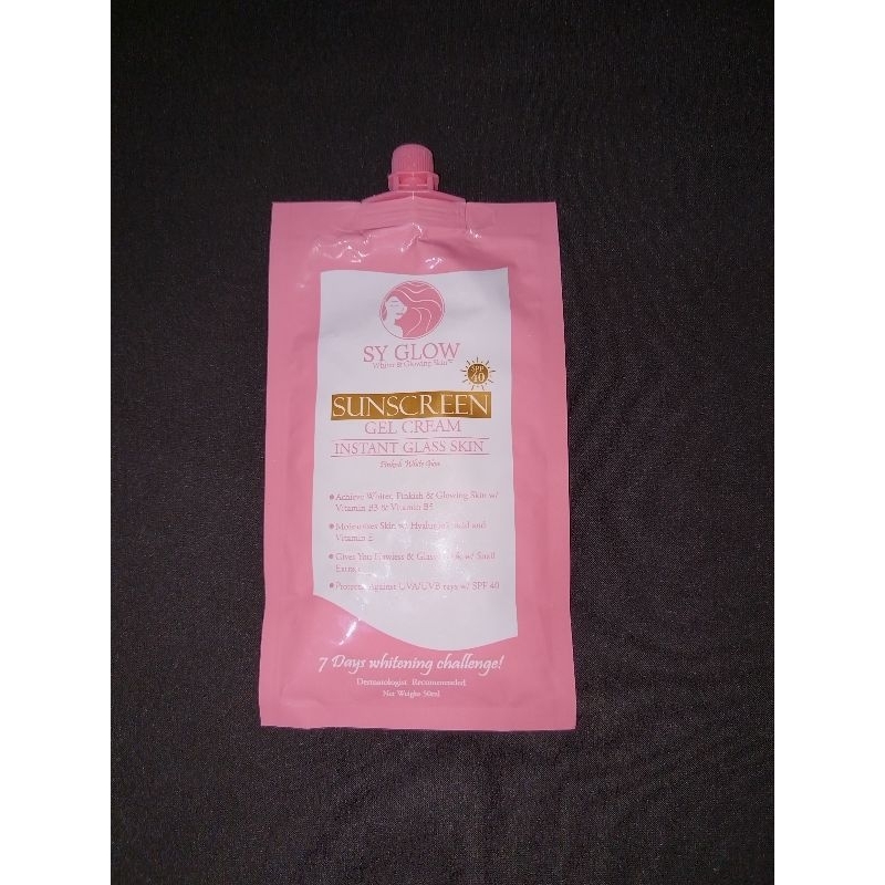 SY Glow Instant Glass Skin Sunscreen 50ml | Shopee Philippines