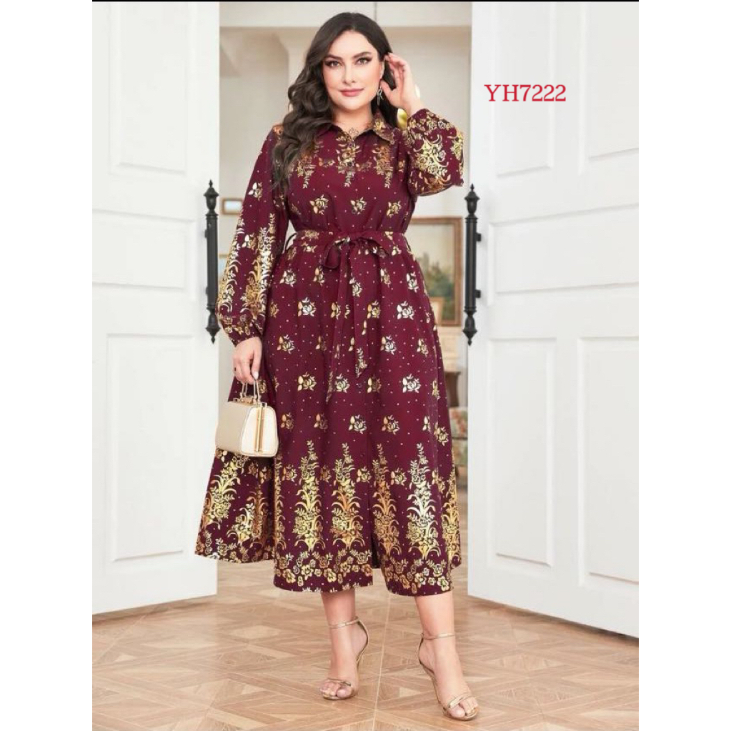Adc Fashion #7222 plus size floral dress fit xl | Shopee Philippines