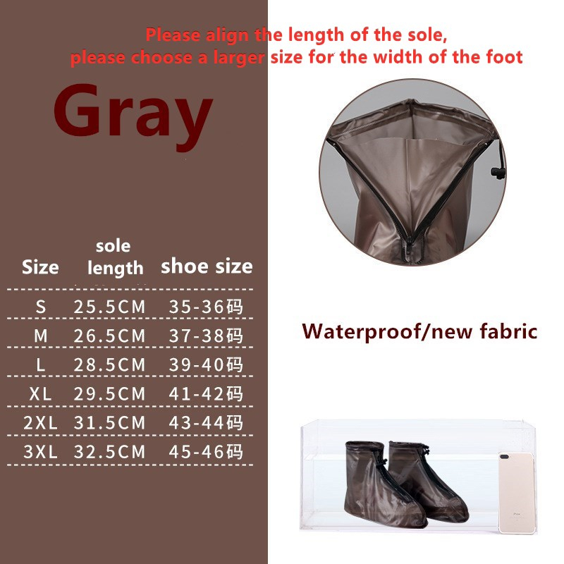 Anti-slip pvc waterproof padded adult shoe cover（Sports shoes, please ...