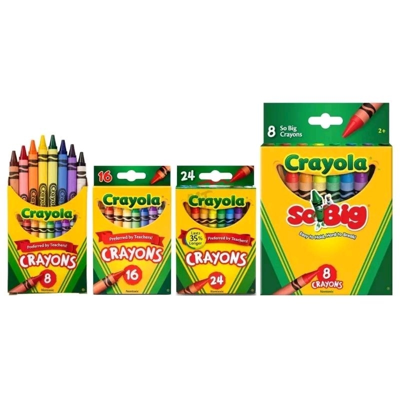Crayons 8/12/16/24 colors Krayola for kids and adults school supplies | Shopee Philippines