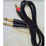 PL 1.5M 3.5mm to 6.35mm Jack Plug Cable Connector Audio Lead Mixer ...