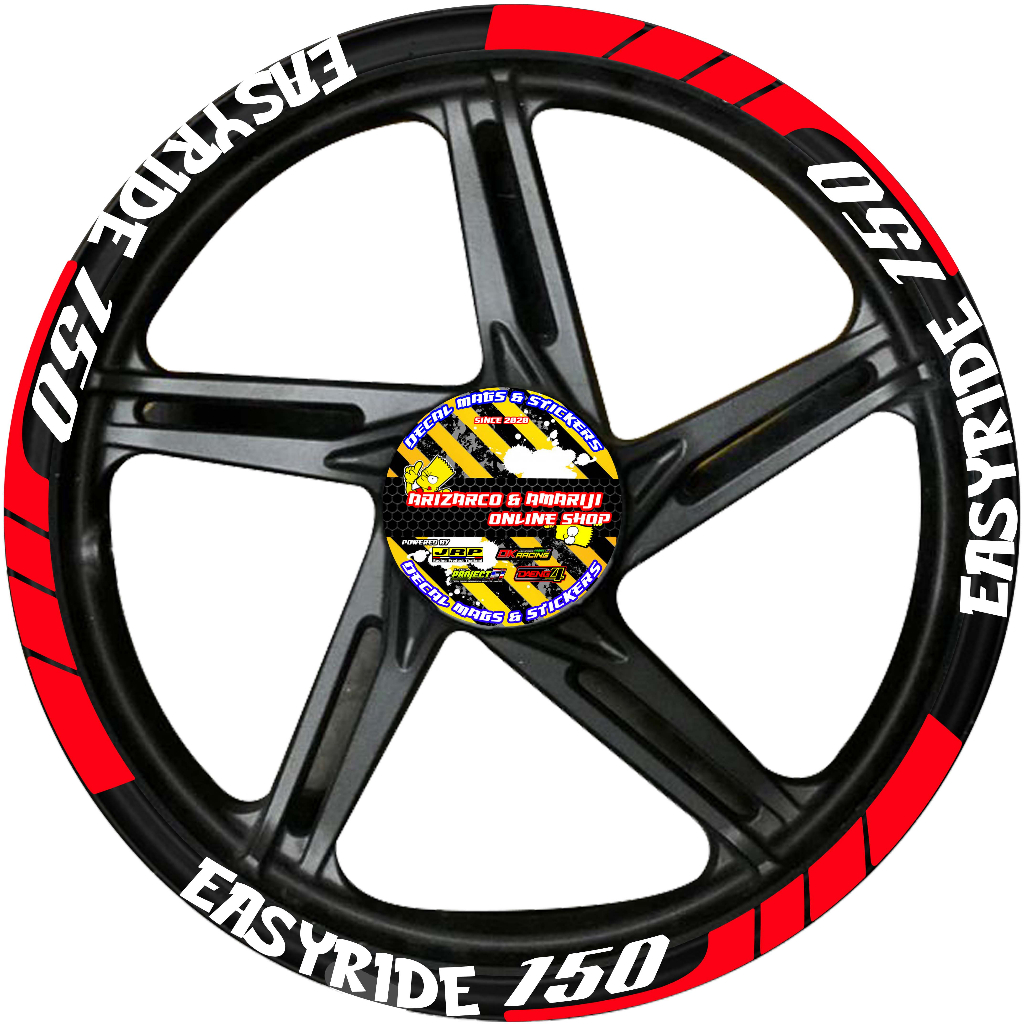 EASYRIDE 150 MOTORSTAR NEW STYLE MAG STICKER GOOD FOR 2 MAGS | Shopee ...