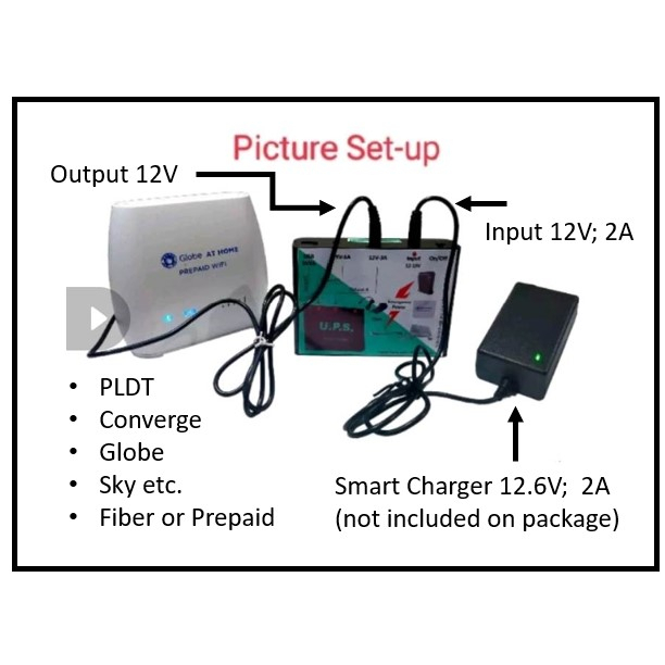Uninterruptible Power Supply (UPS) for Routers (PLDT, Converge, Sky ...