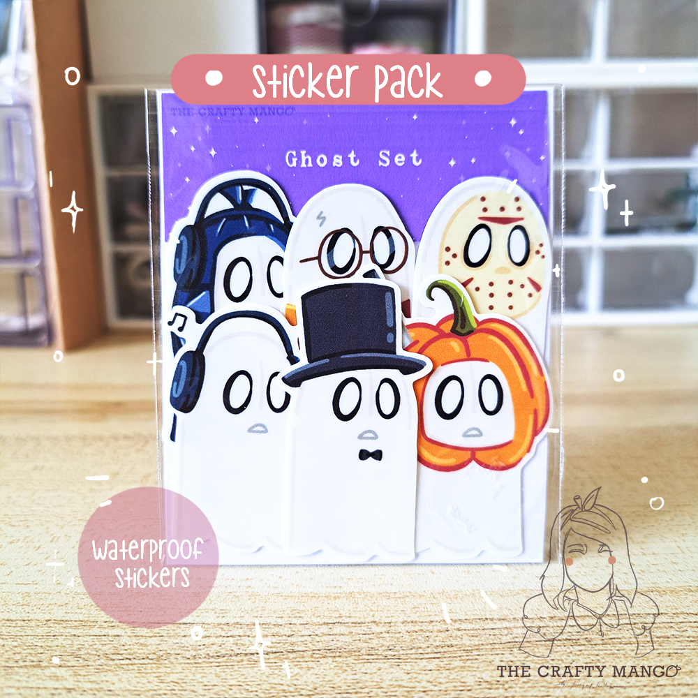 Blooky Ghost Set | Undertale cute ghost stickers laptop | DCBLK101 ...