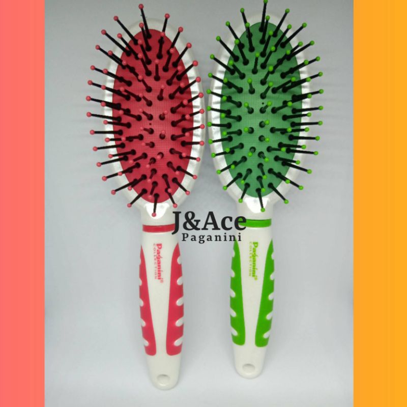 (JAS) 18cm Paganini Oval Hair Brush Haircare Collection Hairtools easy ...