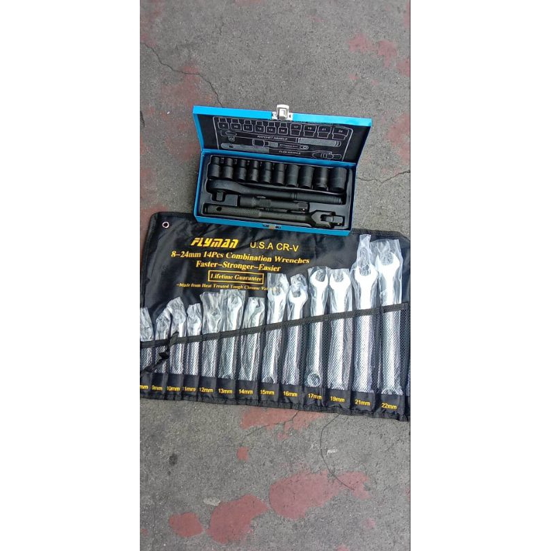 original flyman combination wrench set/socket set | Shopee Philippines original flyman combination wrench set/socket set | Shopee Philippines