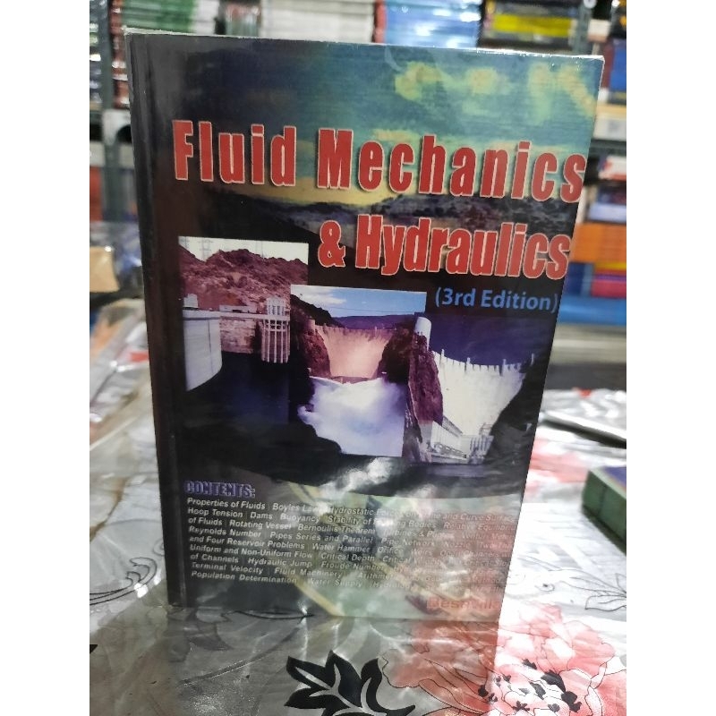 Fluid Mechanics amd hydraulics besavilla 3rd edition | Shopee Philippines