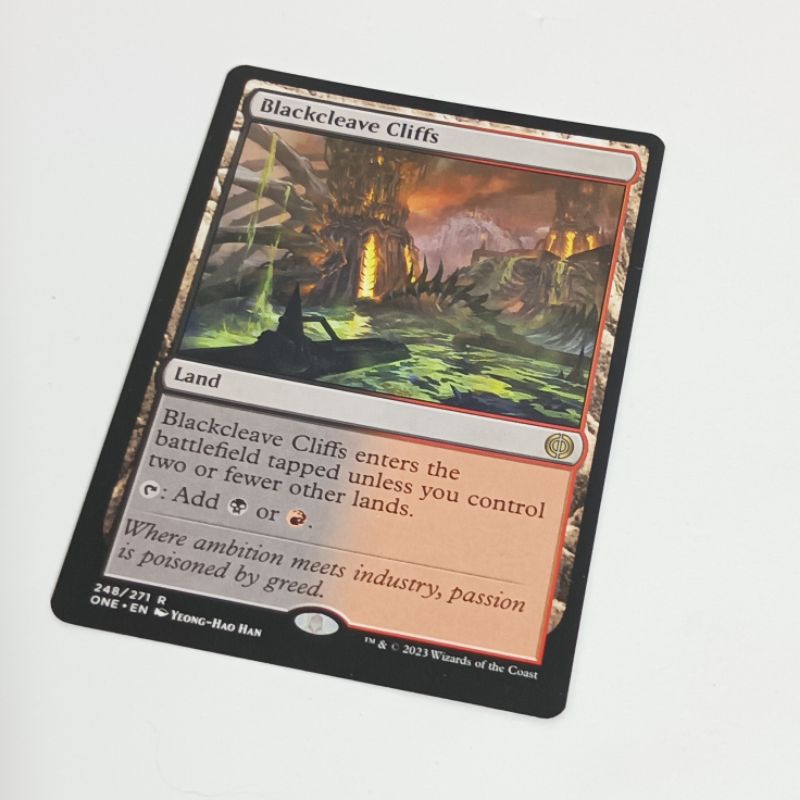 MTG Card BLACKCLEAVE CLIFFS Magic the Gathering Trading Card Game Land ...