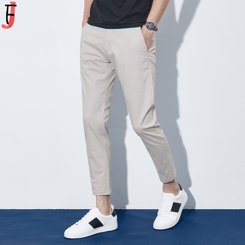 Men's Casual Attire Plain Slacks With 2 Pockets Off White A901 | Shopee ...