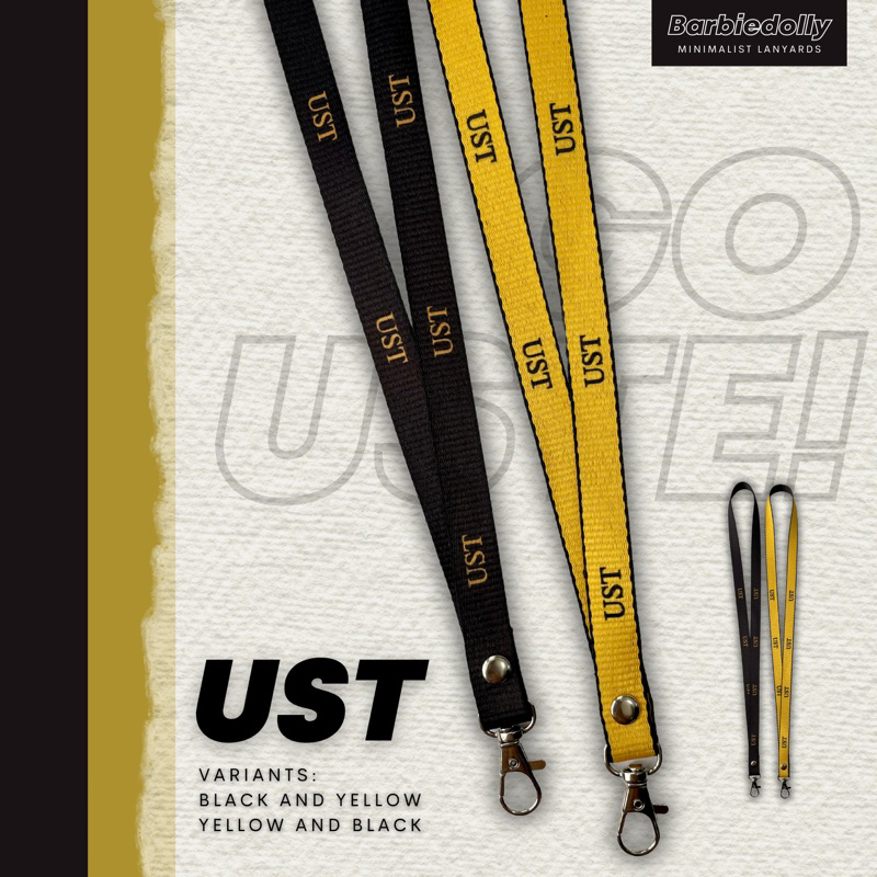 UST Minimalist Lanyard ID Lace | University of Santo Tomas | Shopee ...