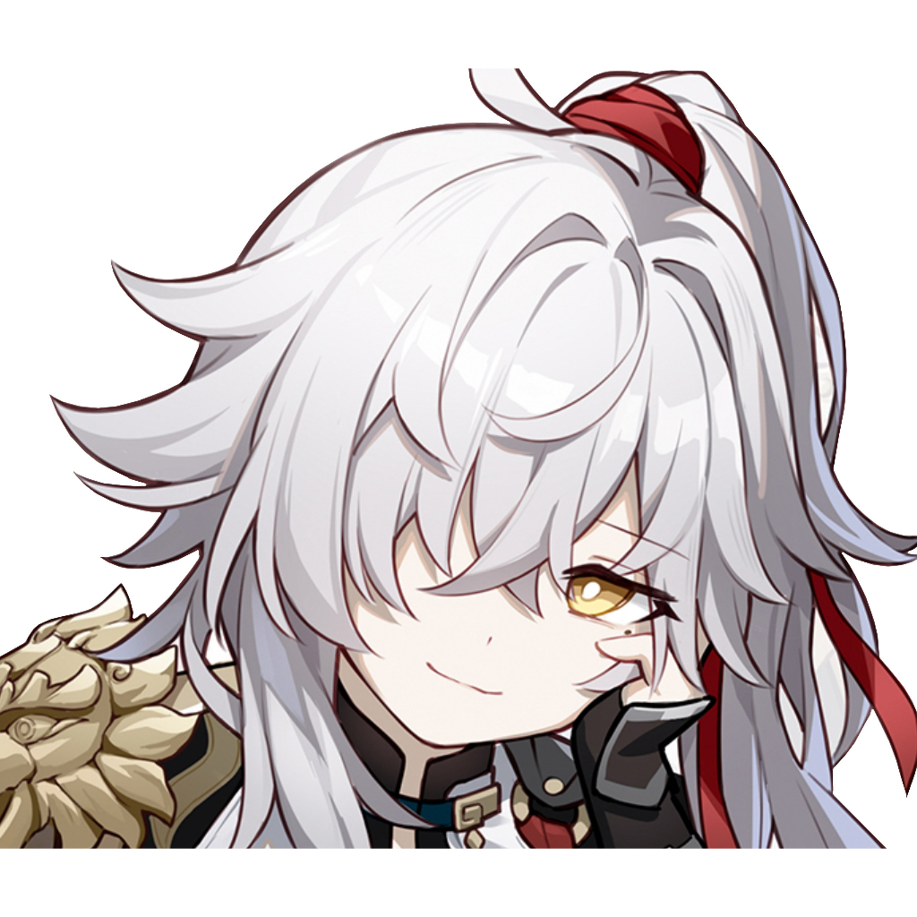 Honkai: Star Rail JING YUAN [ EYE SLAP & POTRAIT CARD STICKER ...