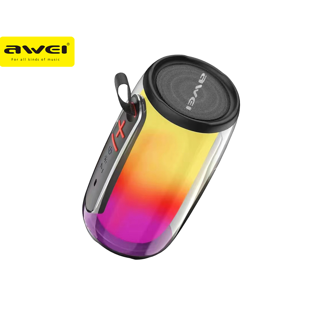 Awei Y528 TWS Wireless Bluetooth V5.3 Speaker with Dynamic RGB Colorful ...