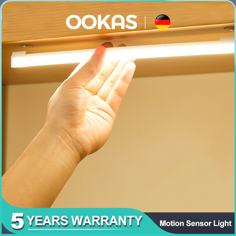 OOKAS Rechargeable Light LED Motion Sensor Light Magnetic Light Study ...