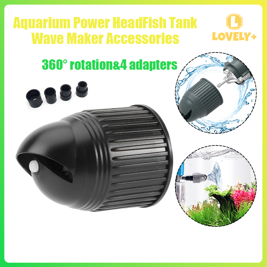 360 degree hydrodynamic rotating wave head aquarium fish filter pump ...