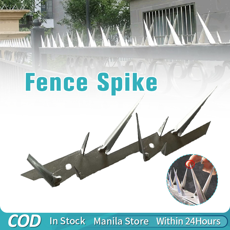 1.25m Fence Spike Anti Theft Anti-Climb Steel Wall Spike | Shopee ...