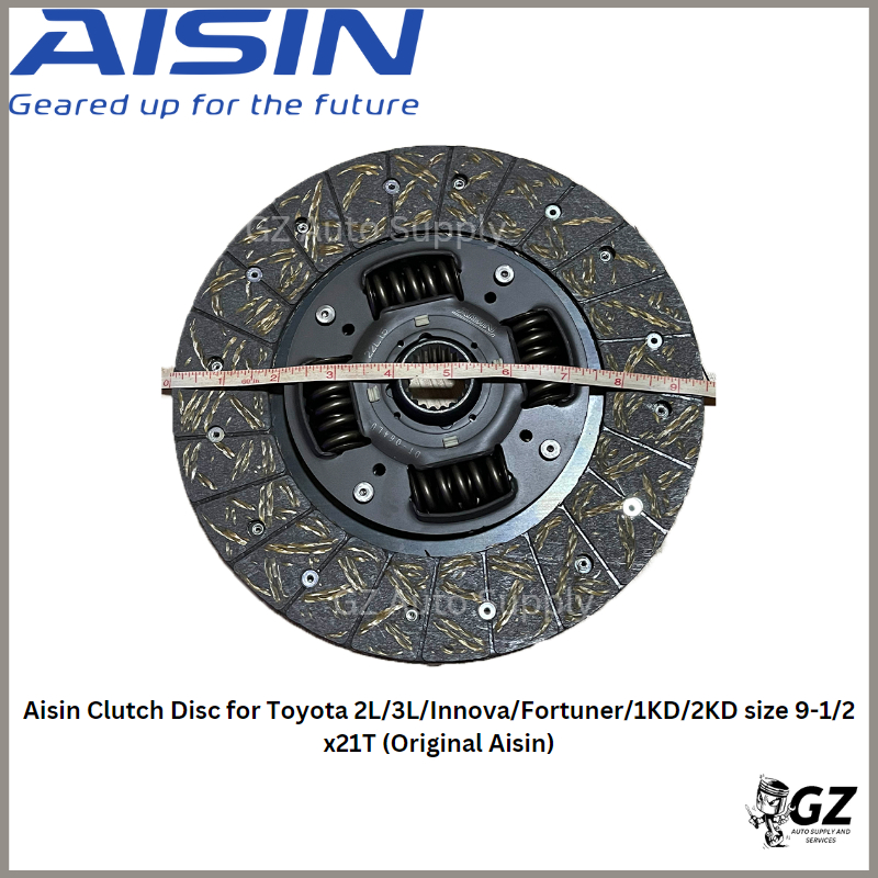 Aisin Clutch Disc / Lining 9" 1/2 21T for TOYOTA INNOVA / FORTUNER ...