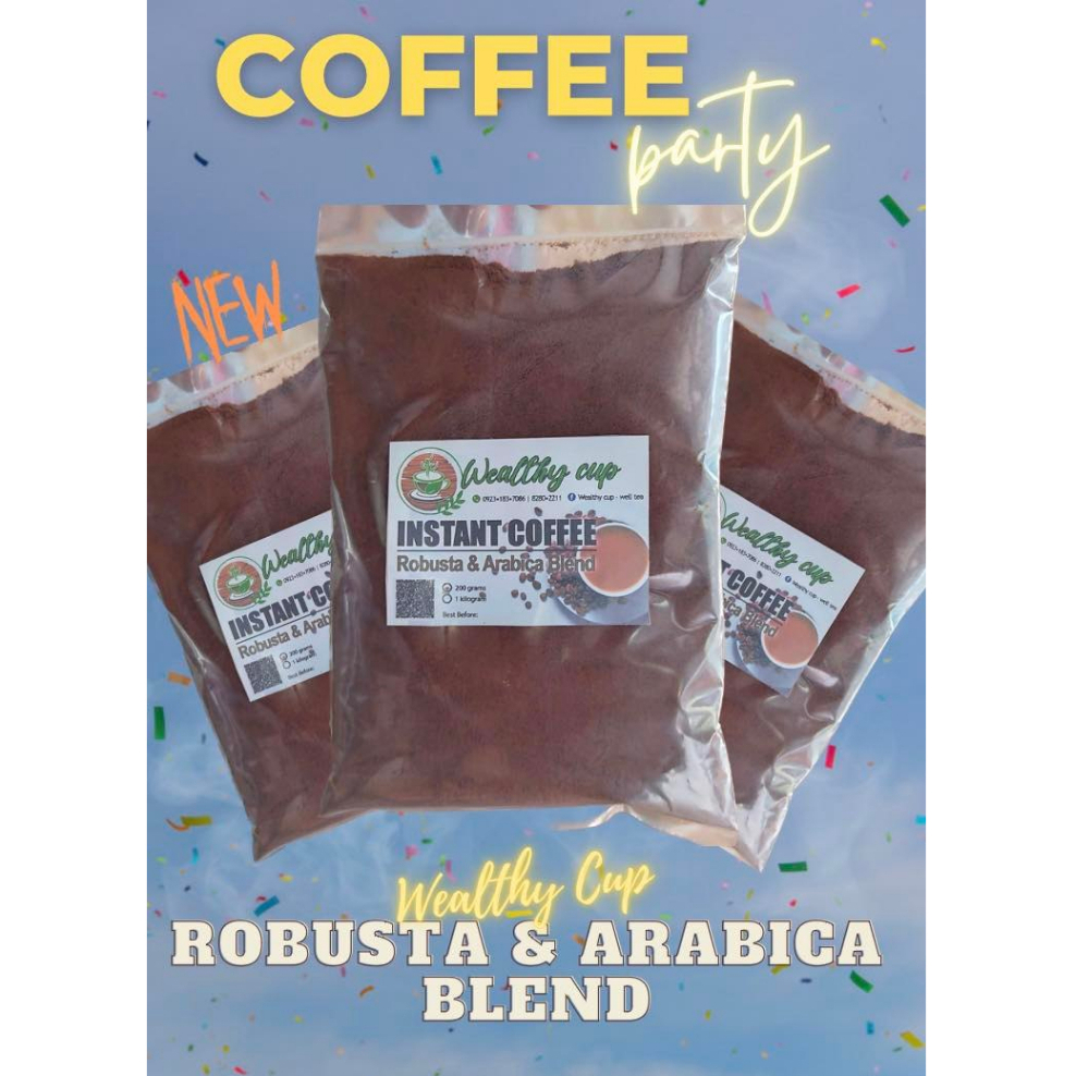 INSTANT COFFEE (ROBUSTA&ARABICA BLEND) | Shopee Philippines