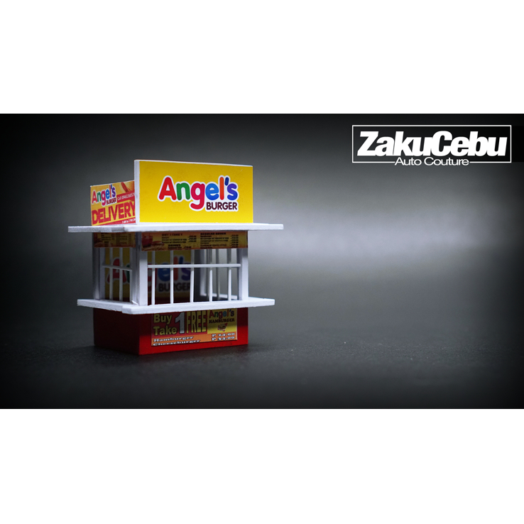 Zaku Cebu Autocouture 1:64 Diorama Angel's Burger Kiosk (Used with ...