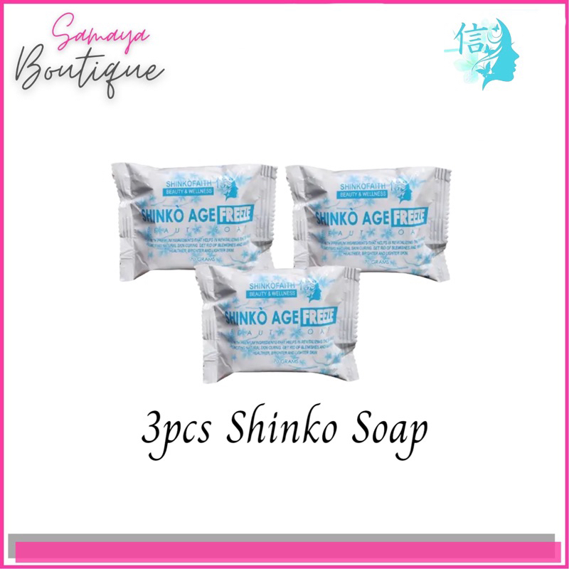 3PCS SHINKO WHITENING SOAP | Shopee Philippines
