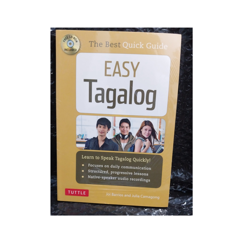 The Best Quick Guide Easy Tagalog with CD | Shopee Philippines