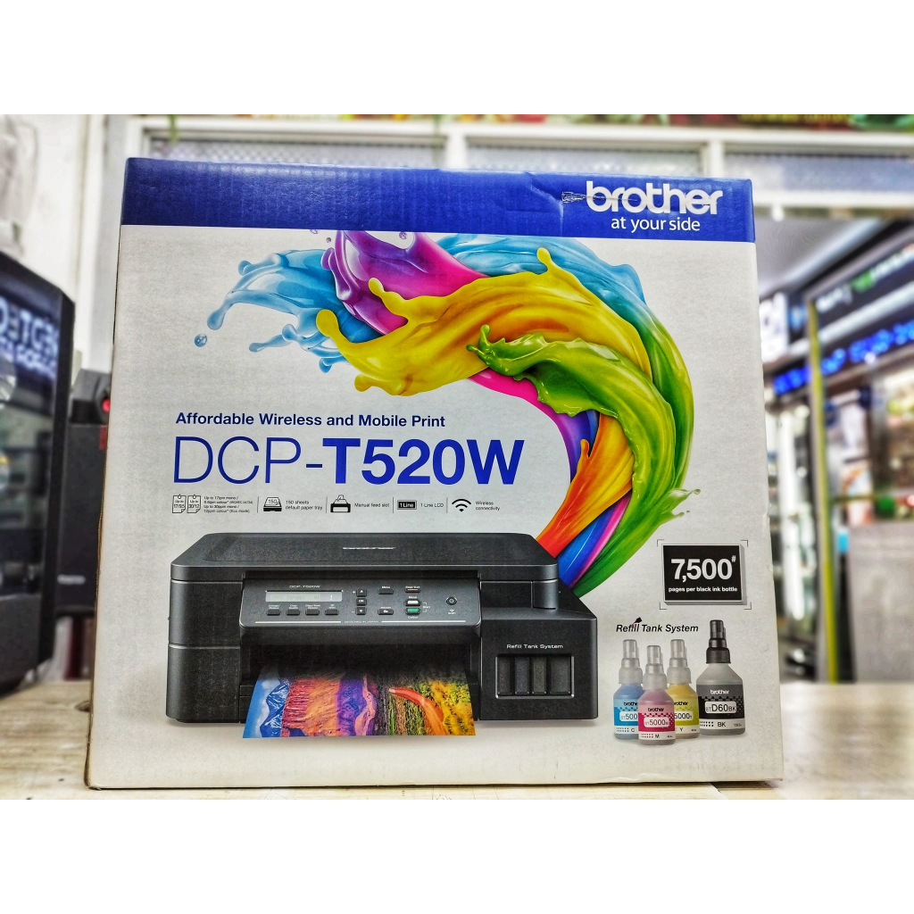 Brother DCP-T520W Ink Tank Printer | Shopee Philippines