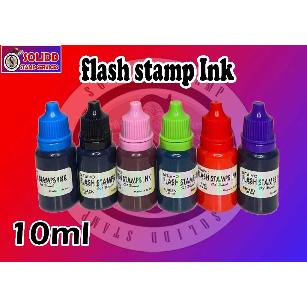 FLASH STAMP INK 10ML | Shopee Philippines