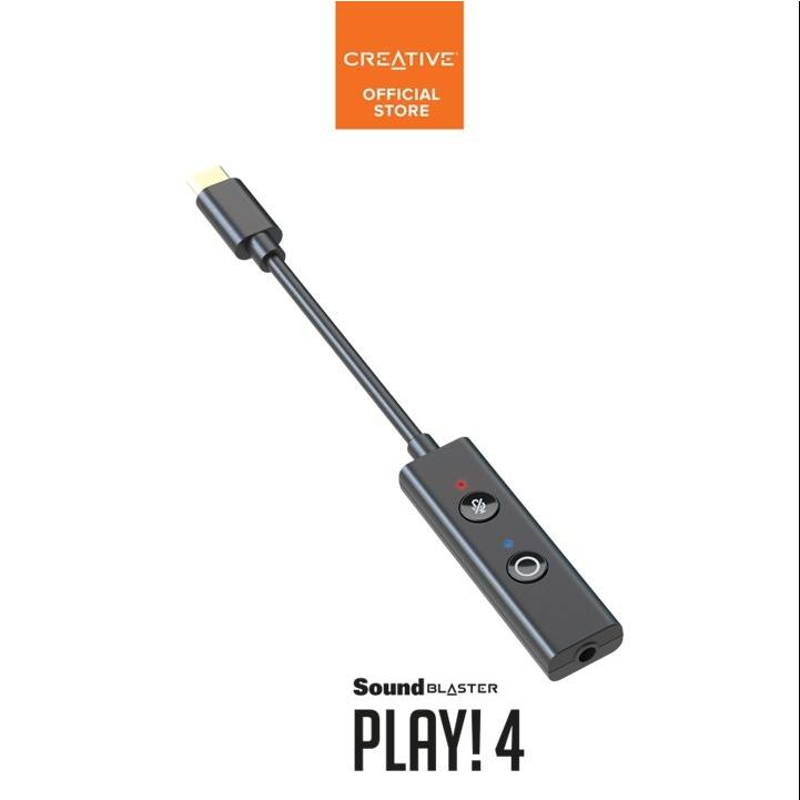 Creative Sound Blaster Play 4 - Hi-Res External USB-C Dac And Adapter ...