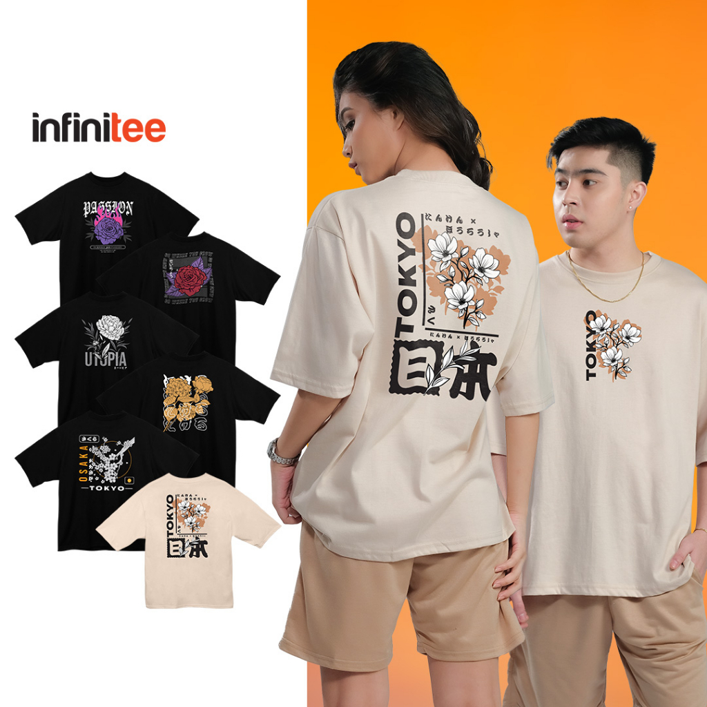 Infinitee Flower Street Inspired Oversized T Shirt For Men Women ...